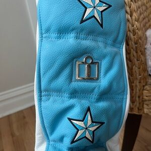 ICON | Jackets & Coats | Icon White And Blue Racing Jacket | Poshmark